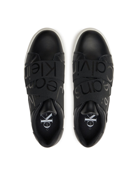 Calvin Klein Jeans Sneakersy Classic Cupsole Elas Web YW0YW01391 Czarny ...