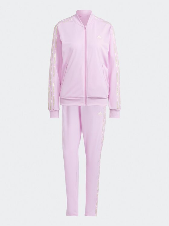 adidas Φόρμα Essentials 3-Stripes IJ8787 Ροζ Slim Fit | Modivo.gr