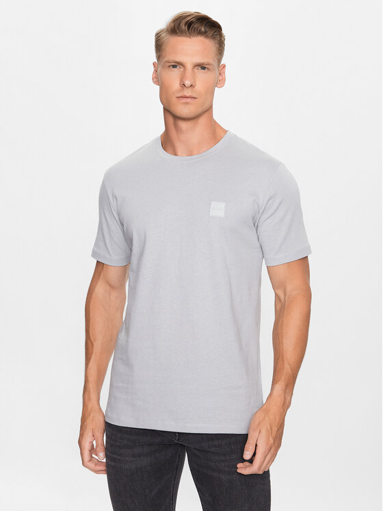 Boss T-Shirt 50472584 Szary Relaxed Fit | Modivo.pl