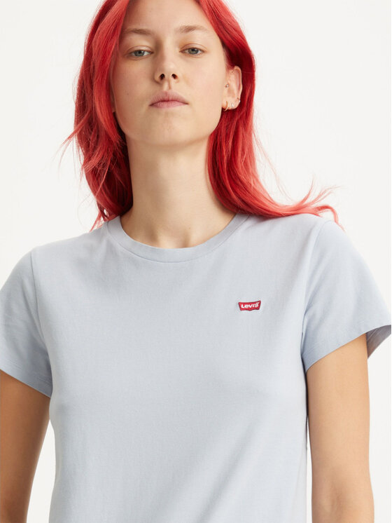 Levi's® T-Shirt The Perfect Tee 391850210 Himmelblau Regular Fit ...