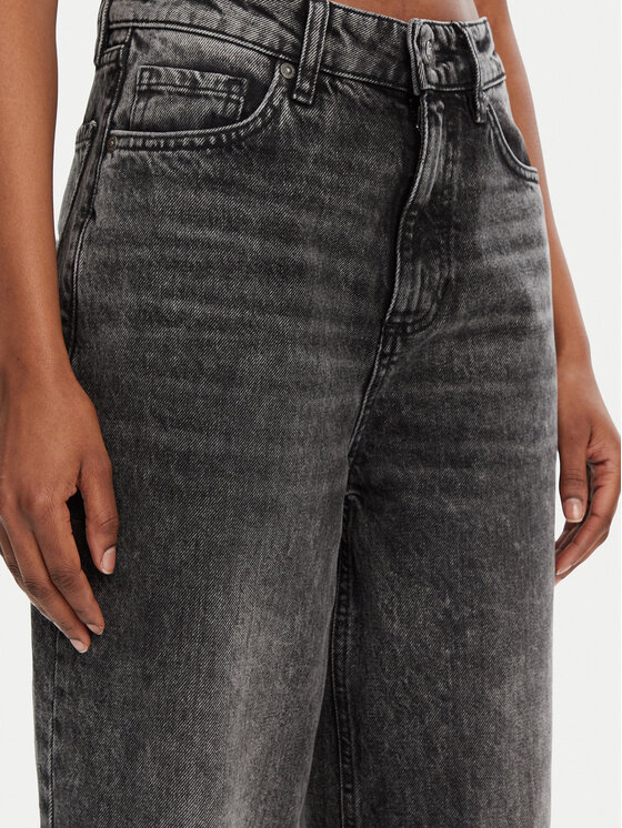 HUGO Jeansy Gevane 50530309 Czarny Wide Leg | Modivo.pl