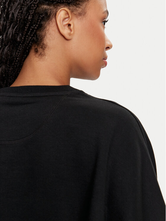 adidas Bluza Essentials IW0953 Czarny Loose Fit | Modivo.pl