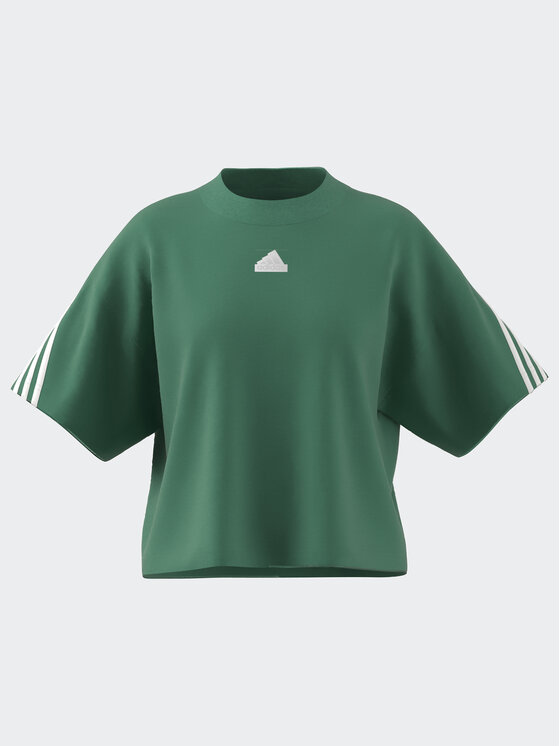 adidas T-krekls Future Icons 3-Stripes T-Shirt IB8522 Zaļš Loose Fit ...