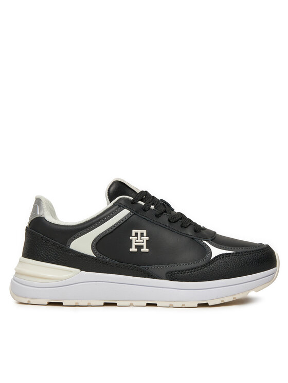 Tommy Hilfiger Sneakers Casual Fashion Runner FW0FW08325 Schwarz Modivo