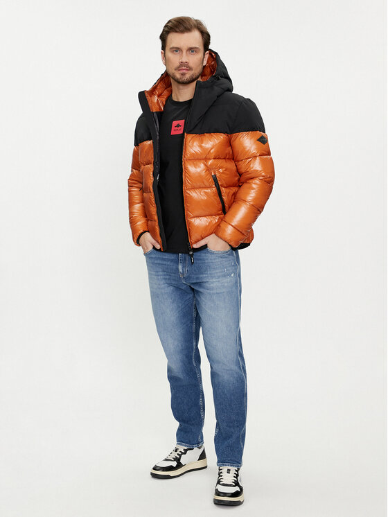 REPLAY Geacă de iarnă M8183A.000.84174 Portocaliu Regular Fit | Modivo.ro