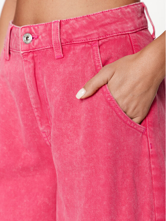 ONLY Jeansy 15305172 Różowy Cargo Fit | Modivo.pl