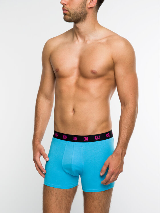 Cristiano Ronaldo CR7 Komplektas: 3 poros trumpikių Basic W Aop Trunk 3Pack 8110-49-703 Mėlyna ...