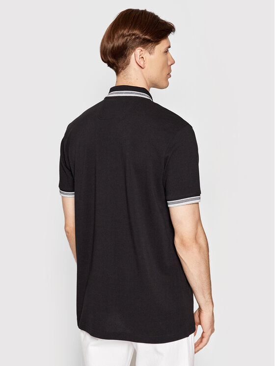 Boss Polo Paddy 50469055 Czarny Regular Fit | Modivo.pl