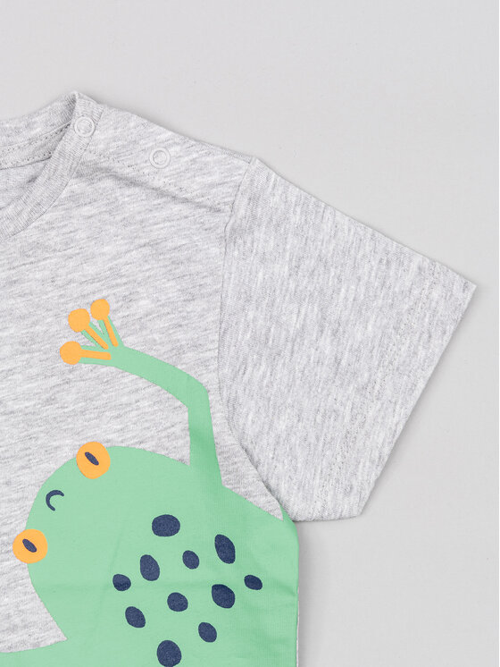 Zippy T-Shirt ZBBAP0303 23009 Szary Regular Fit | Modivo.pl