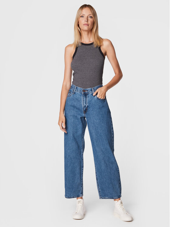 Levi's® Jeansy Baggy Dad A3494-0013 Granatowy Loose Fit | Modivo.pl