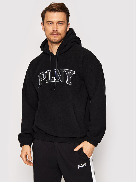 PLNY Textylia Polar Stanford PT-BL-HO-00180 Czarny Regular Fit | Modivo.pl