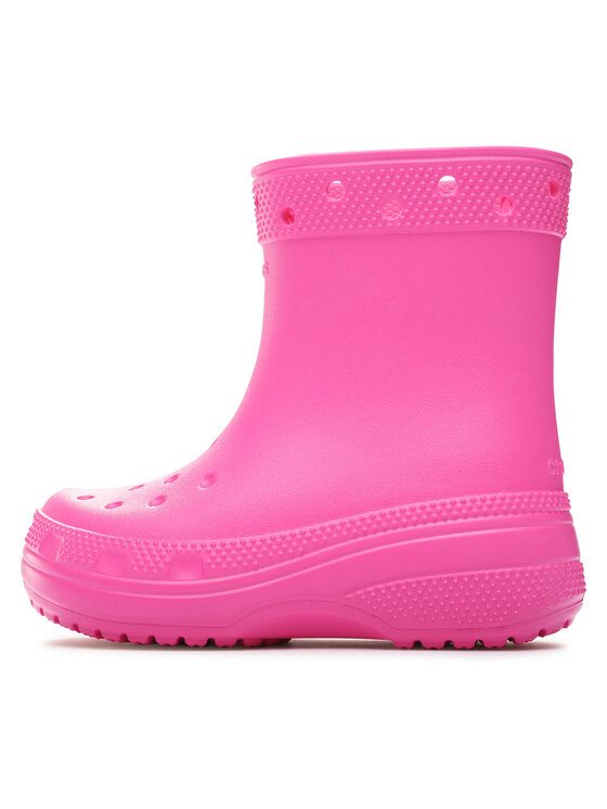 Crocs Bottes de pluie Crocs Classic Boot Kids 208544 Rose | Modivo.fr