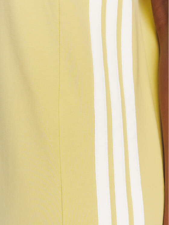 adidas Sukienka codzienna Essentials 3-Stripes JE1210 Żółty Regular Fit ...