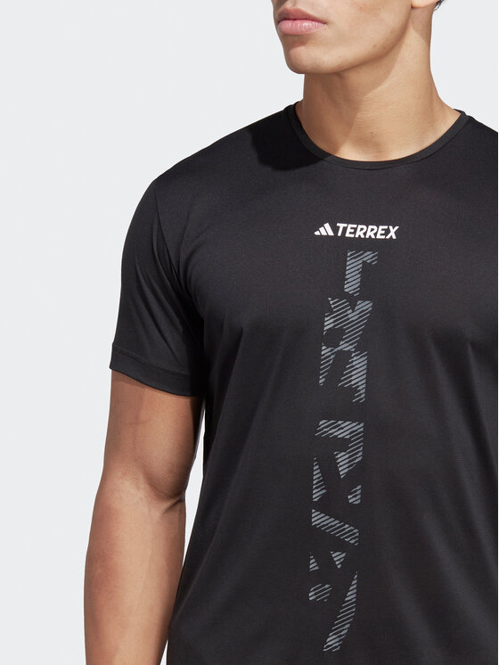 adidas T-Shirt Terrex Agravic Trail Running T-Shirt HT9441 Czarny ...