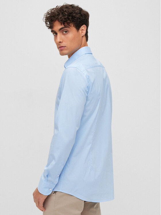 Boss Koszula H-Hank-Kent-C1-214 50469345 Niebieski Slim Fit | Modivo.pl