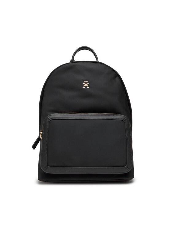 Tommy hilfiger backpack black leather store