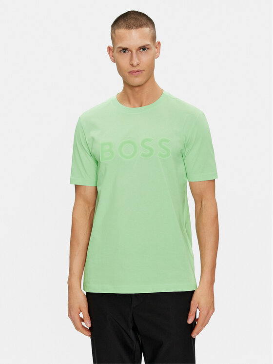 Boss T-Shirt 50512866 Grün Regular Fit | Modivo.de