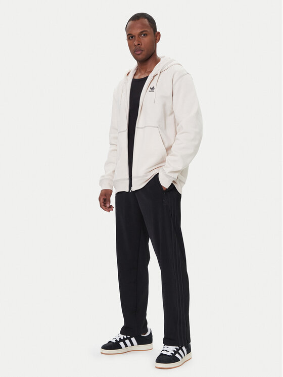 adidas Mikina Essentials Trefoil JW0968 Écru Regular Fit | Modivo.cz