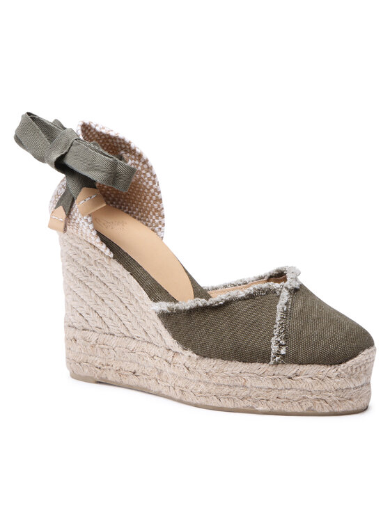 Castañer Espadryle Clarina/8ed/002 022983-414 Zielony | Modivo.pl