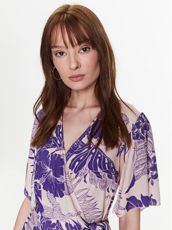 Pinko Sukienka letnia 100994 A0RL Fioletowy Regular Fit | Modivo.pl