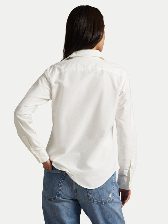 Polo Ralph Lauren Koszula 211891377003 Biały Regular Fit | Modivo.pl