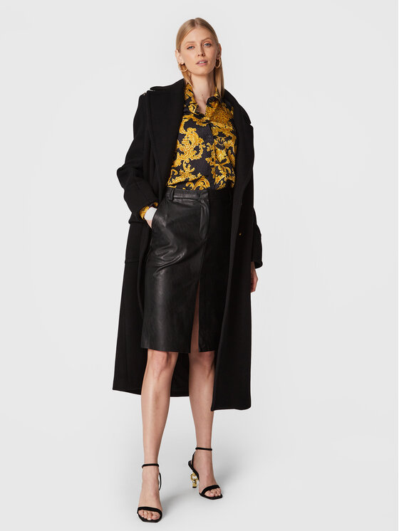 Pinko Koszula Smorzare 1G18GG A07T Czarny Regular Fit | Modivo.pl