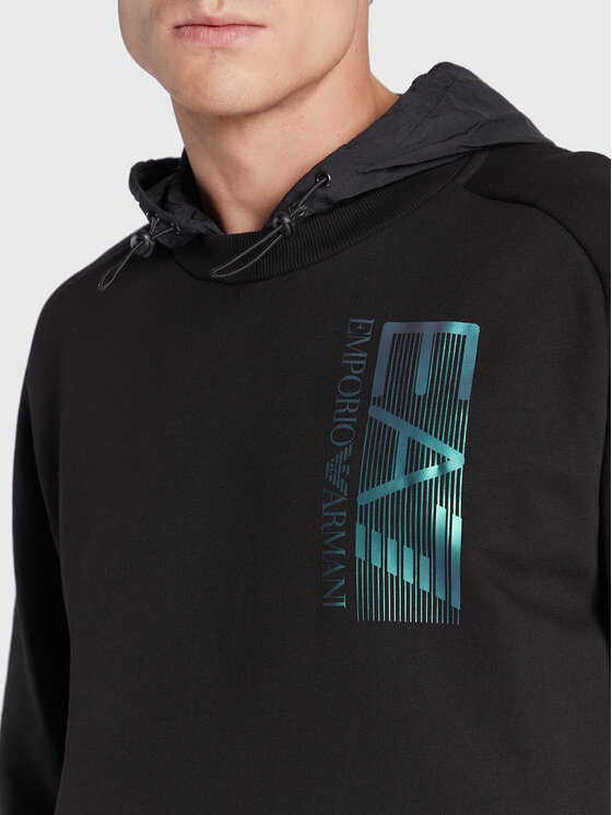 EA7 Emporio Armani Sweatshirt 6LPM27 PJ07Z 1200 Schwarz Regular Fit | Modivo.de