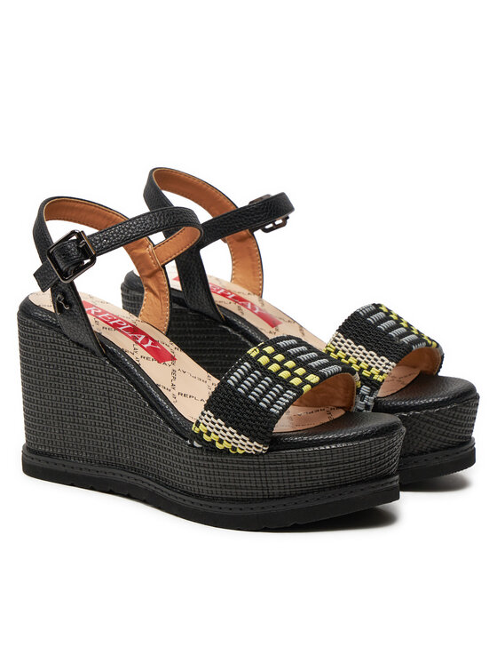 REPLAY Sandale GWP6G.000.C0001S Negru | Modivo.ro