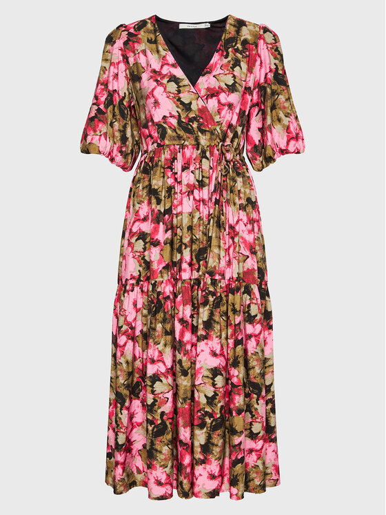 Gestuz Sukienka letnia Taralyn 10906285 Różowy Loose Fit | Modivo.pl