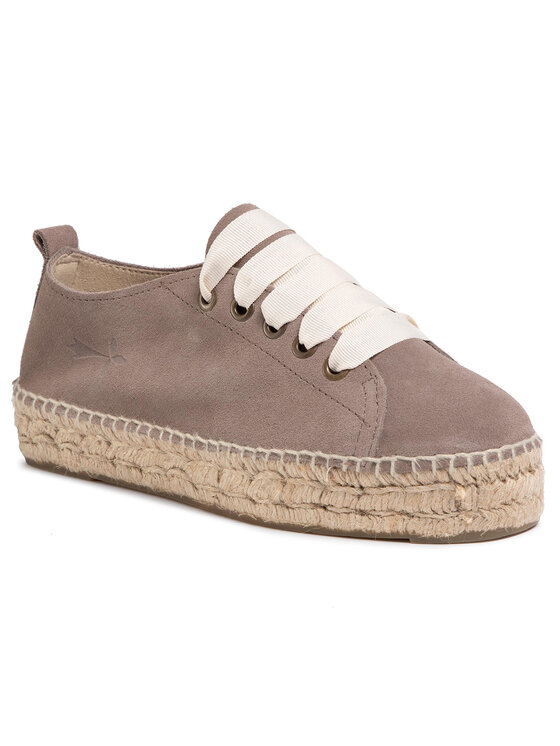 Manebi Espadryle Sneakers D K 1 9 E0 Brązowy Modivo Pl