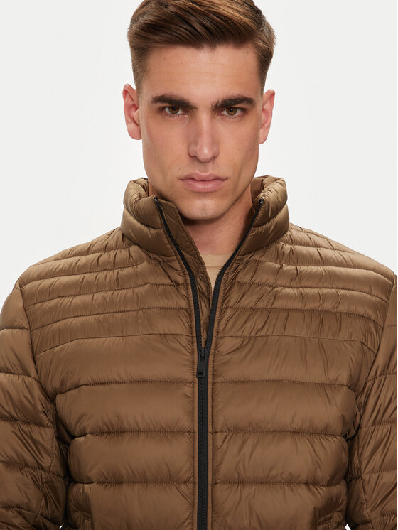 BOSS Kurtka przejściowa Oden1 50505262 Beżowy Slim Fit | Modivo.pl