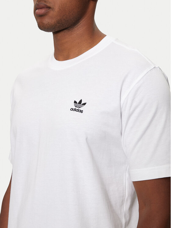 adidas T-Shirt Trefoil Essentials IR9691 Biały Regular Fit | Modivo.pl