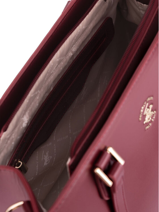 Beverly Hills Polo Club Torebka BHPC-B-008-06 Czerwony | Modivo.pl