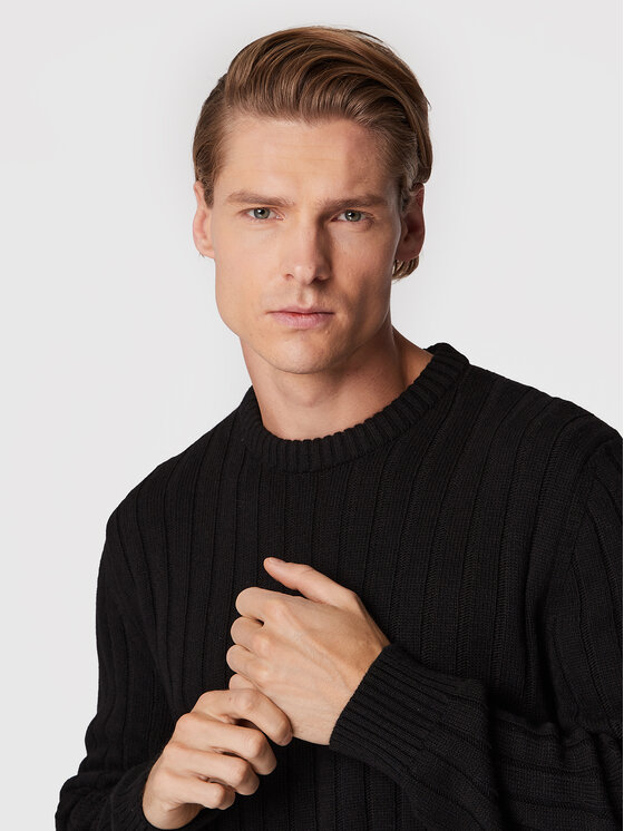 Boss Svetr Laaron 50477360 Černá Regular Fit | Modivo.cz