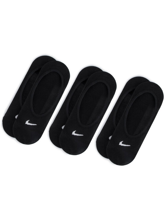 Nike Súprava 3 párov kotníkových ponožiek dámských SX4863 010 Čierna ...