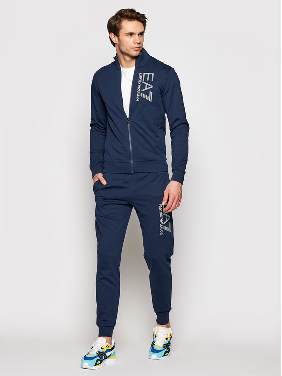 EA7 Emporio Armani Dres 3KPV53 PJ05Z 1554 Granatowy Regular Fit | Modivo.pl