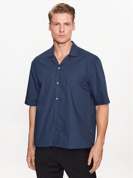 Boss Košulja Lars 50488267 Plava Regular Fit | Modivo.hr