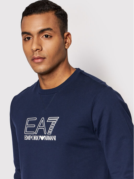 EA7 Emporio Armani Sweatshirt 3LPM60 PJ05Z 1554 Dunkelblau Regular Fit | Modivo.de