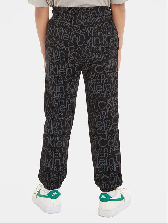 Calvin Klein Jeans Jogginghose Glow In The Dark Ib0ib01896 Schwarz