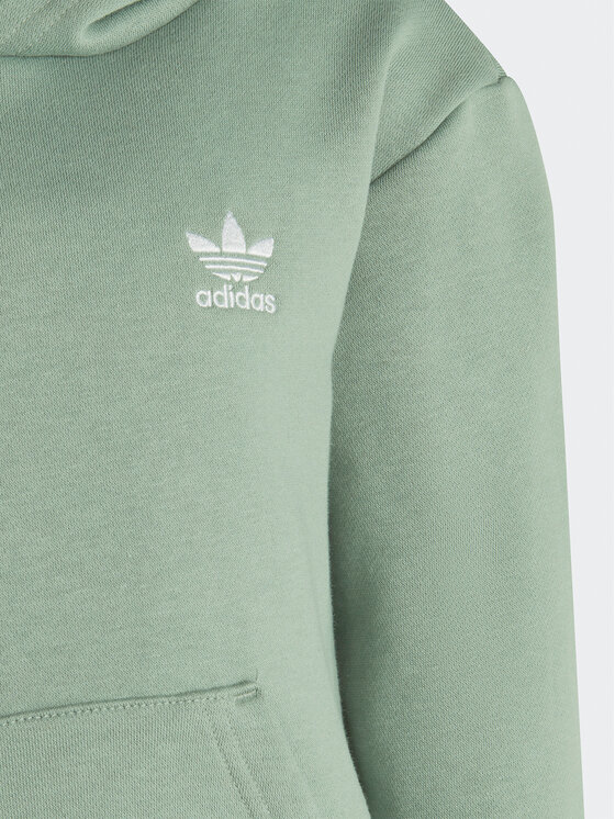 Adidas Tepláková Souprava Adicolor Hoodie Set Ib9909 Zelená Regular Fit