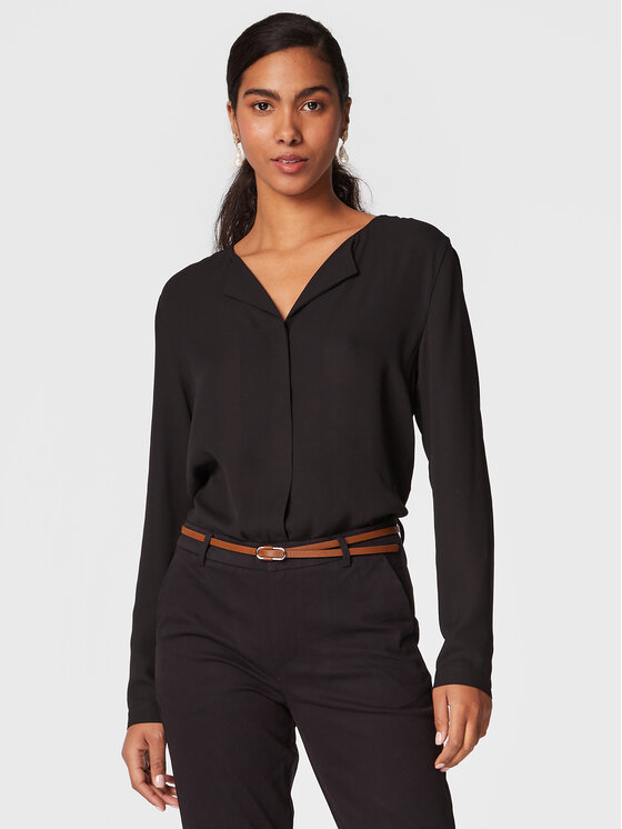 b.young Košulja Hialice 20804299 Crna Regular Fit | Modivo.hr