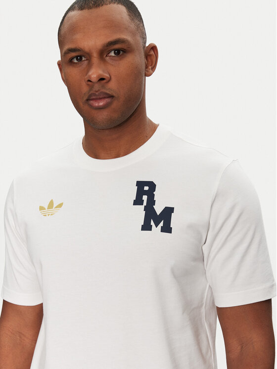 adidas T-Shirt Real Madrid VRCT JL6116 Biały Regular Fit | Modivo.pl