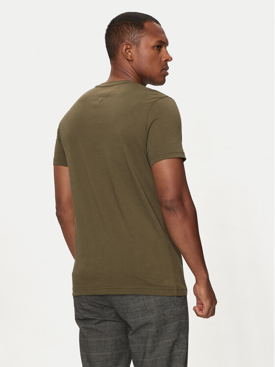 Tommy hilfiger khaki shirt store