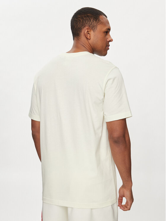 adidas T-Shirt Trefoil Essentials IR9694 Beige Regular Fit | Modivo.de