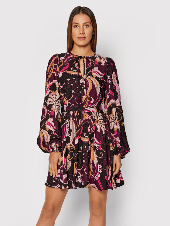 Ted Baker Kleid für den Alltag Rhabia 254924 Schwarz Relaxed Fit ...
