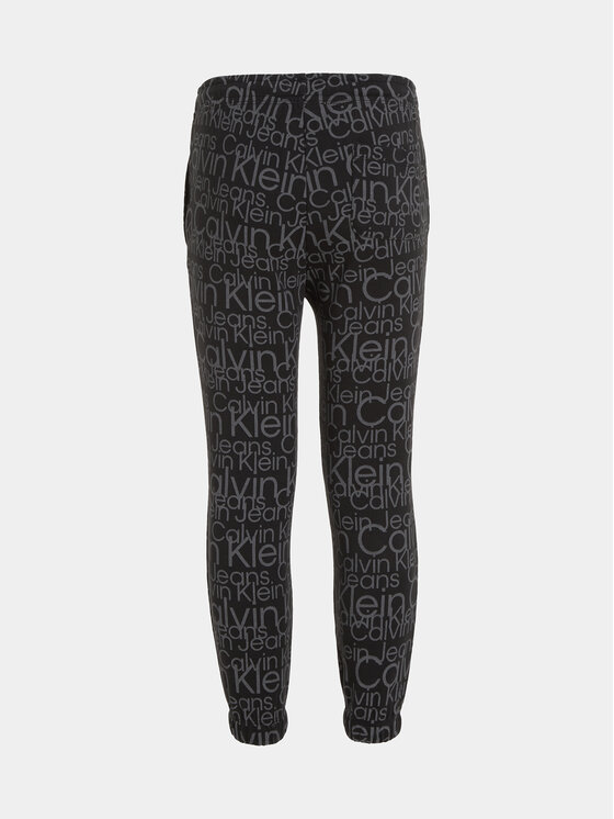 Calvin Klein Jeans Jogginghose Glow In The Dark Ib0ib01896 Schwarz