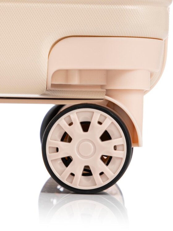 Semi Line Mittlerer Koffer T5809-4 Écru | Modivo.de