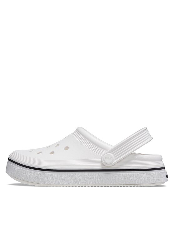 Crocs Klapki Crocs Crocband Clean Clog Kids 208477 Biały | Modivo.pl