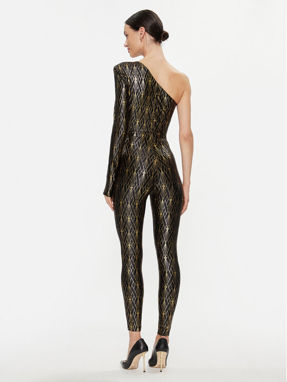 Elisabetta Franchi Overall TU-022-37E2-V545 Schwarz Slim Fit | Modivo.de