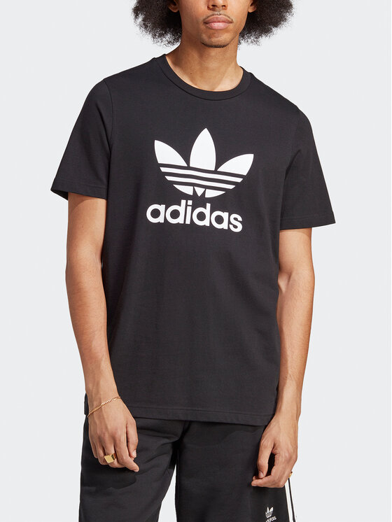 adidas T-Shirt Adicolor Classics Trefoil T-Shirt IA4815 Czarny Regular ...
